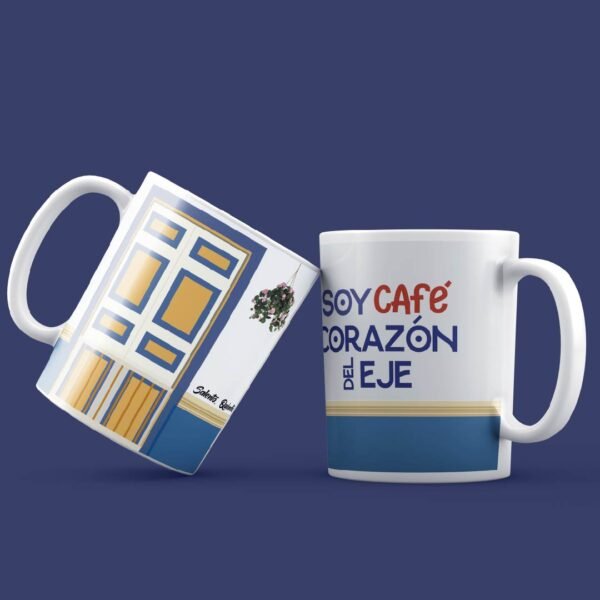 MUGS Iconos de la cultura cafetera mug fachadas del paisaje cultural ...